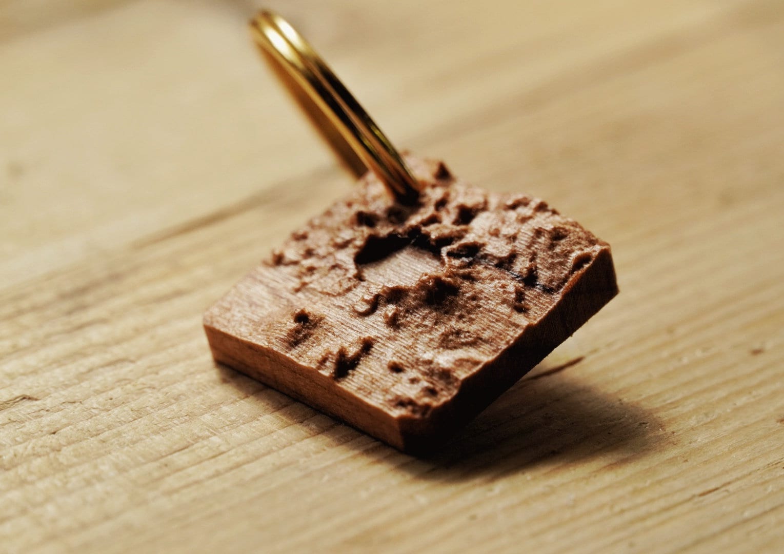 Wooden Topographic Map Keychain | Topographic Map | Wedding Venue Loca ...